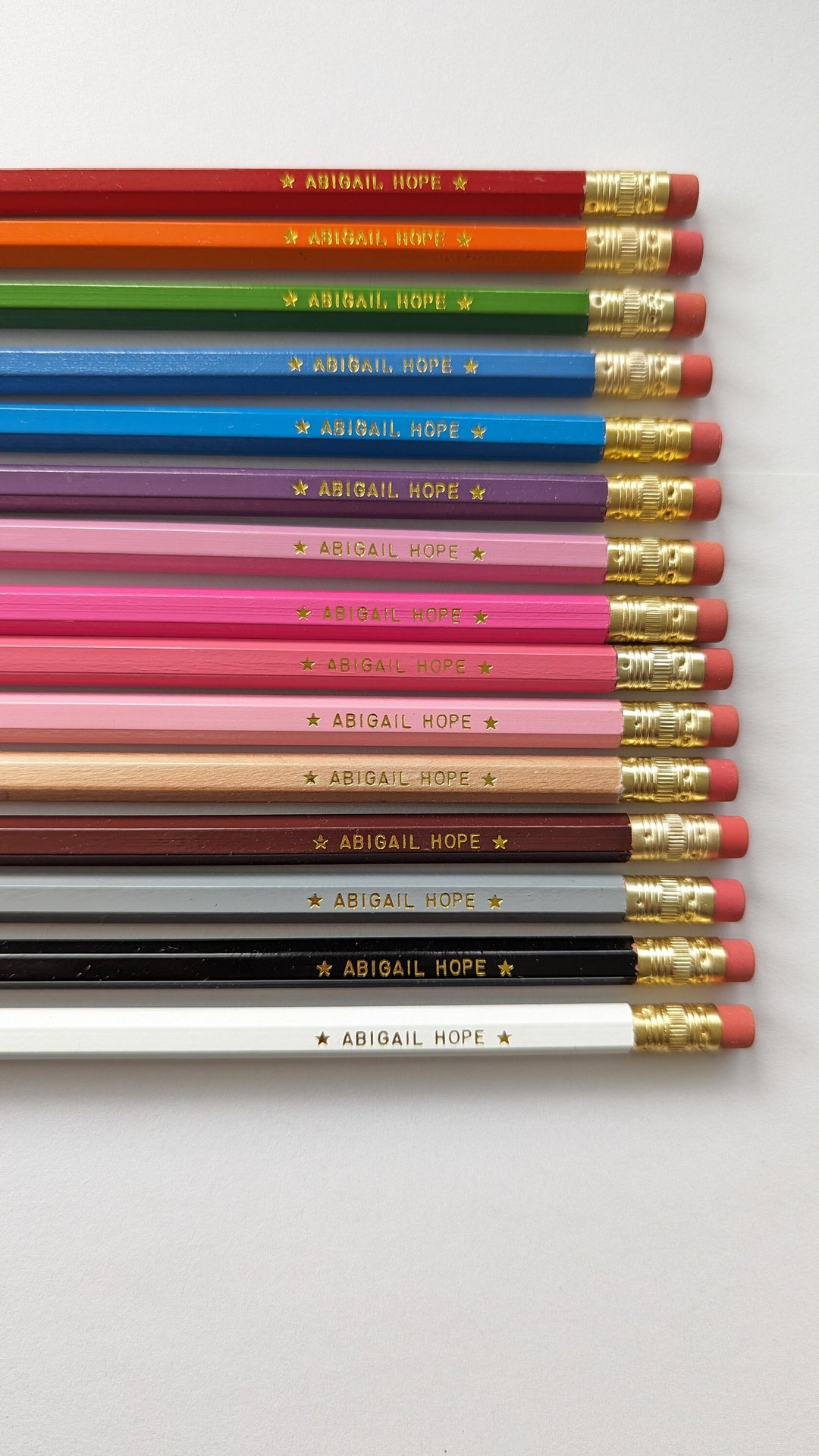 Personalized Pencils With Name Custom Student Pencils Back to School ...