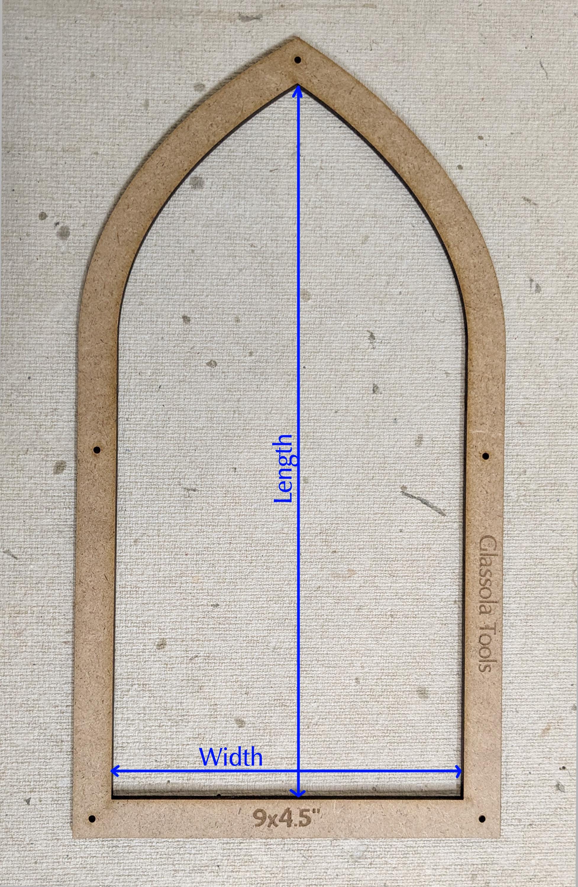 Pointed Arch Window Layout Frame - Etsy