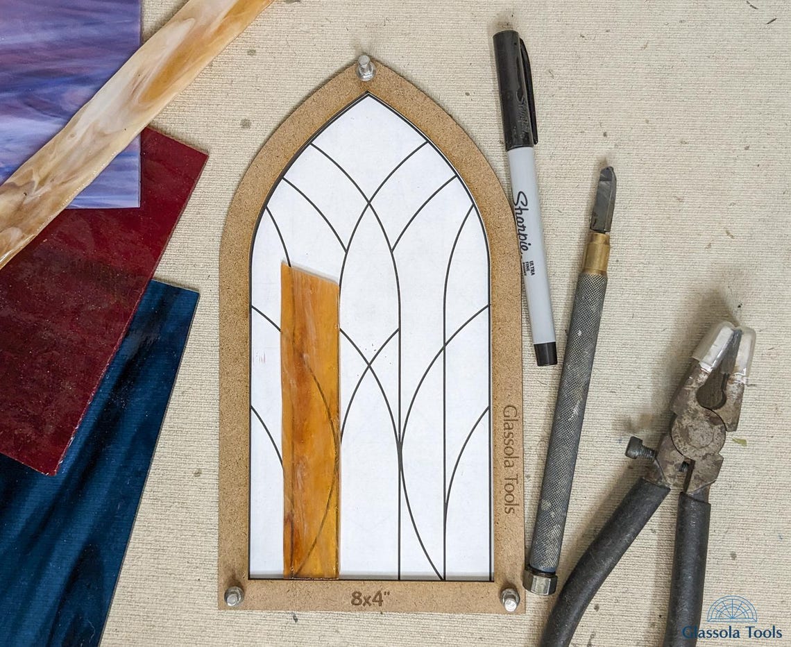 Pointed Arch Window Layout Frame - Etsy