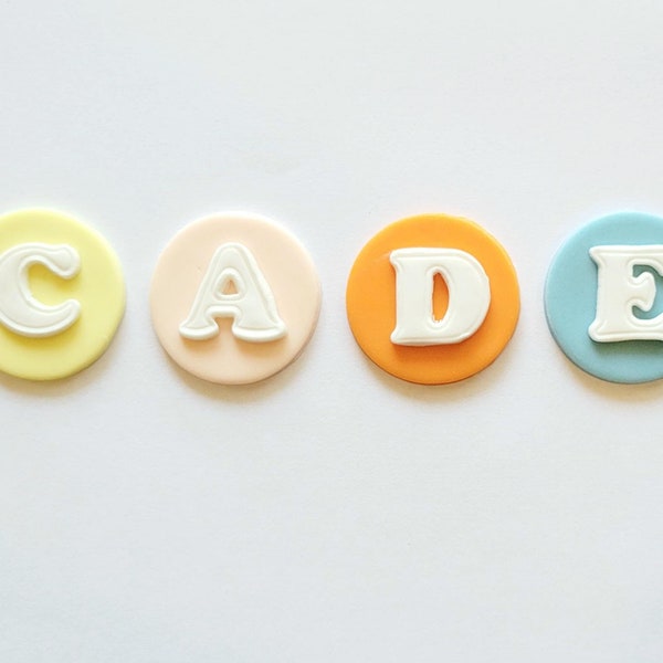 Fondant Letters - Etsy