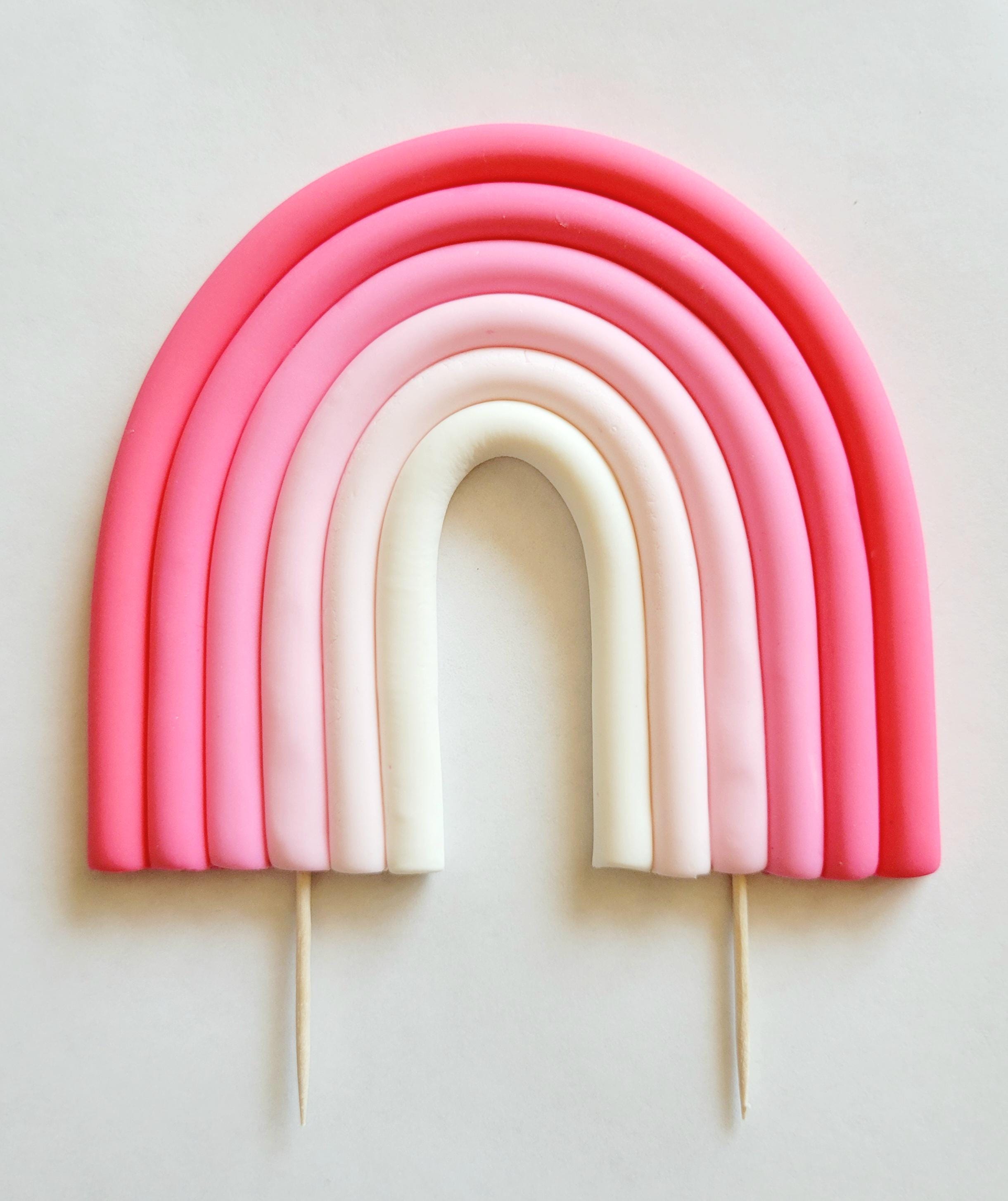 Barbie Fondant Rainbow Cake Toppers Decorations - Etsy
