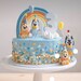 Blue Dog Fondant Rainbow Cake Topper - Etsy