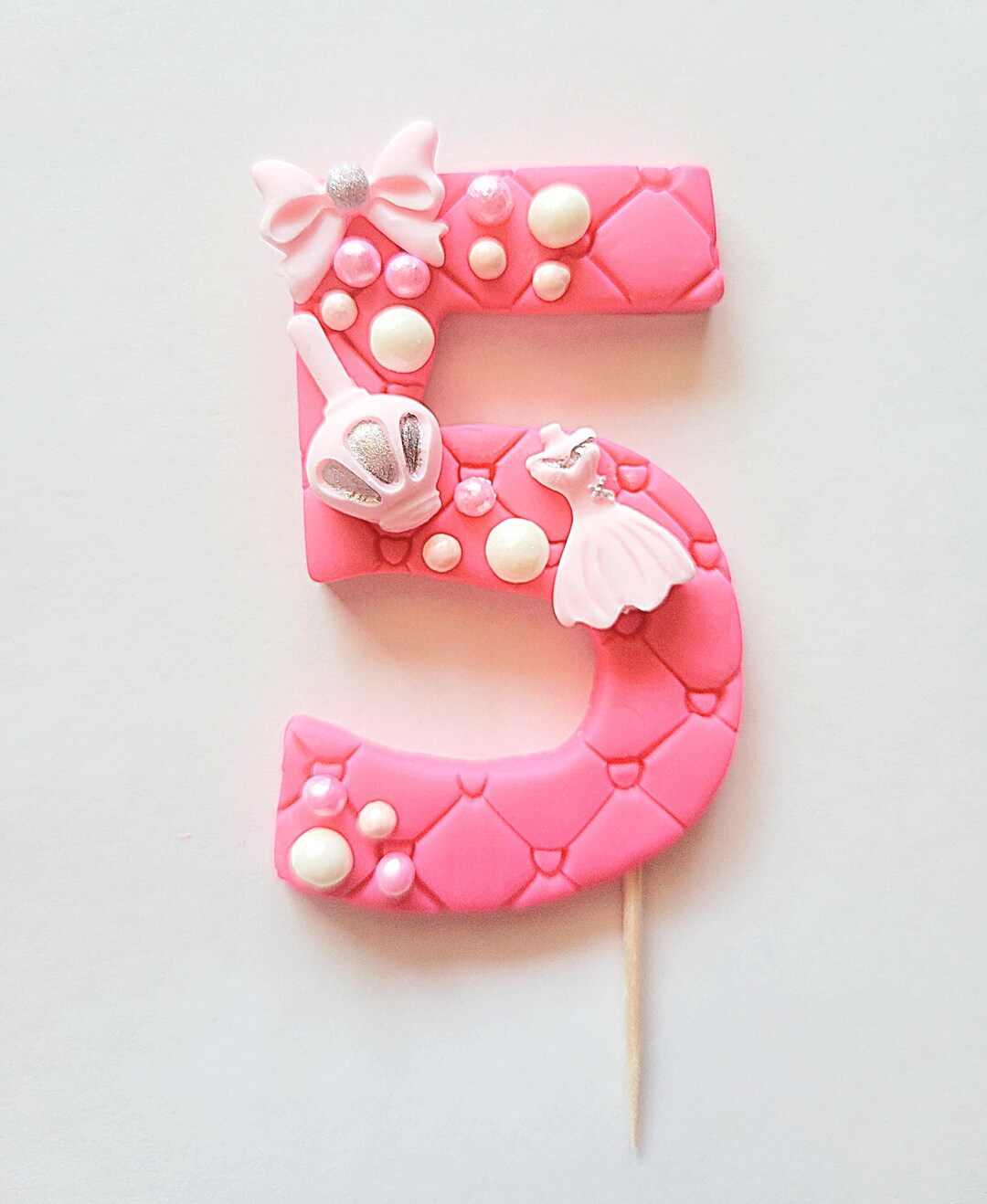 Fondant Barbie Birthday Number Cake or Cupcake Topper Decoration - Etsy