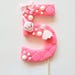 Fondant Barbie Birthday Number Cake or Cupcake Topper Decoration - Etsy