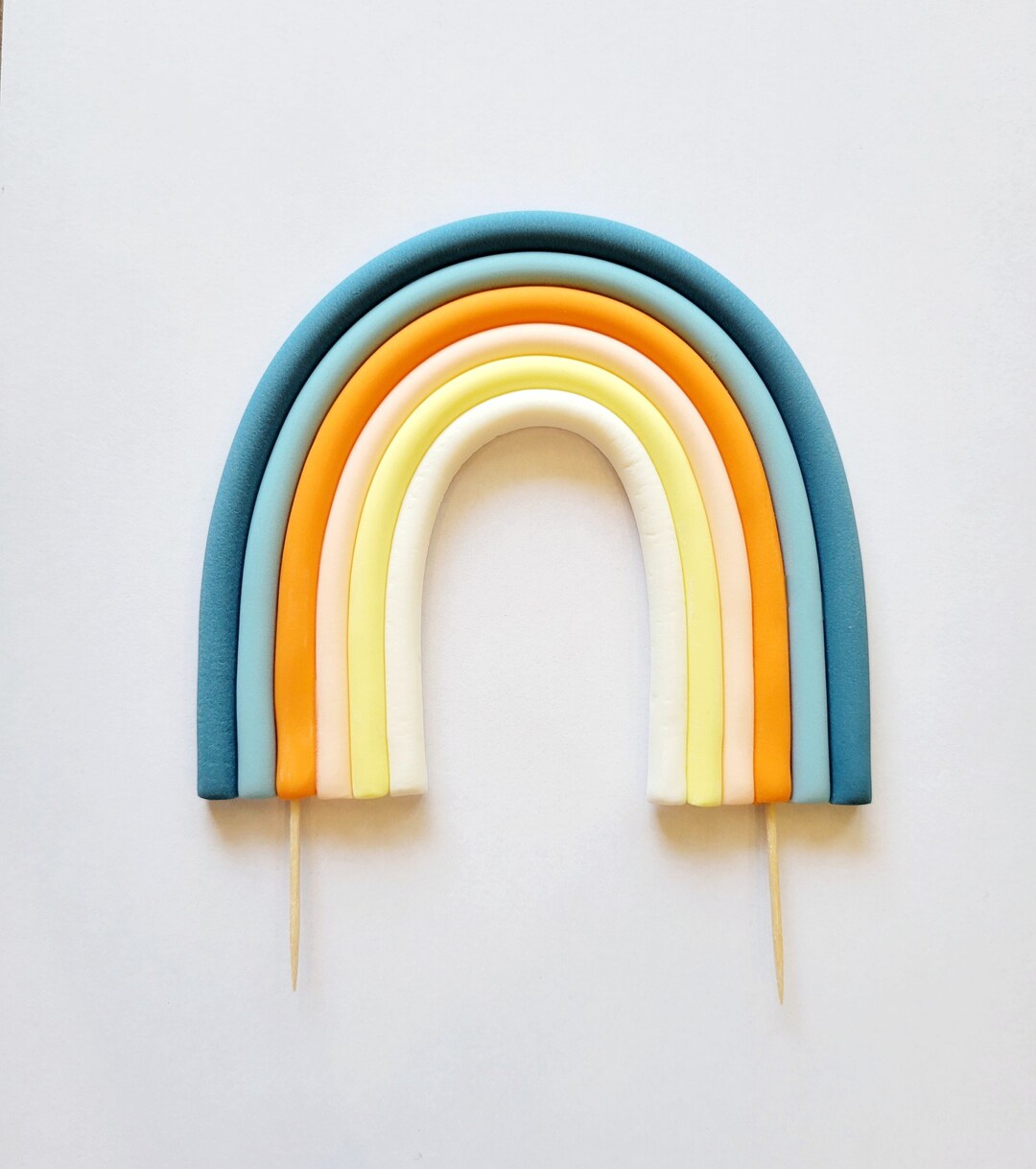 Blue Dog Fondant Rainbow Cake Topper - Etsy