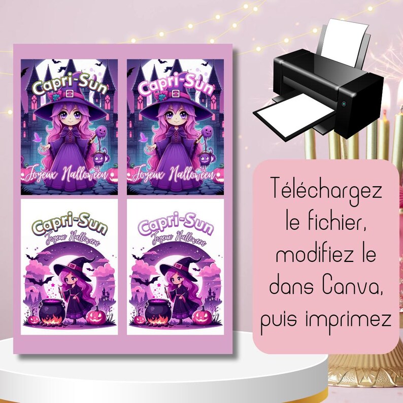 Capri-sun Halloween - Etsy