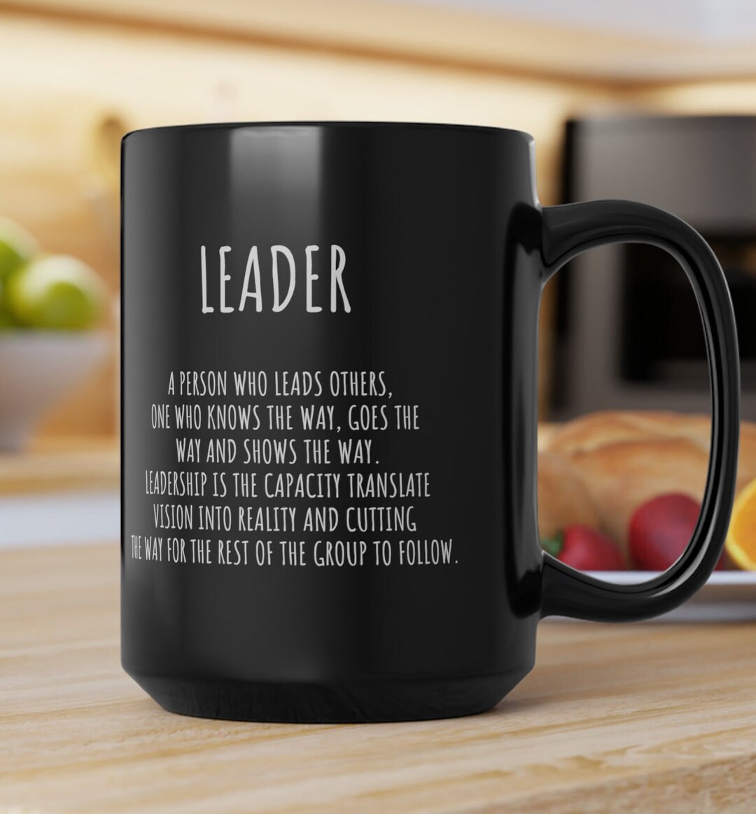 Leadership Mug for Boss Gift for Manager Boss's Day Promotion Gift for ...