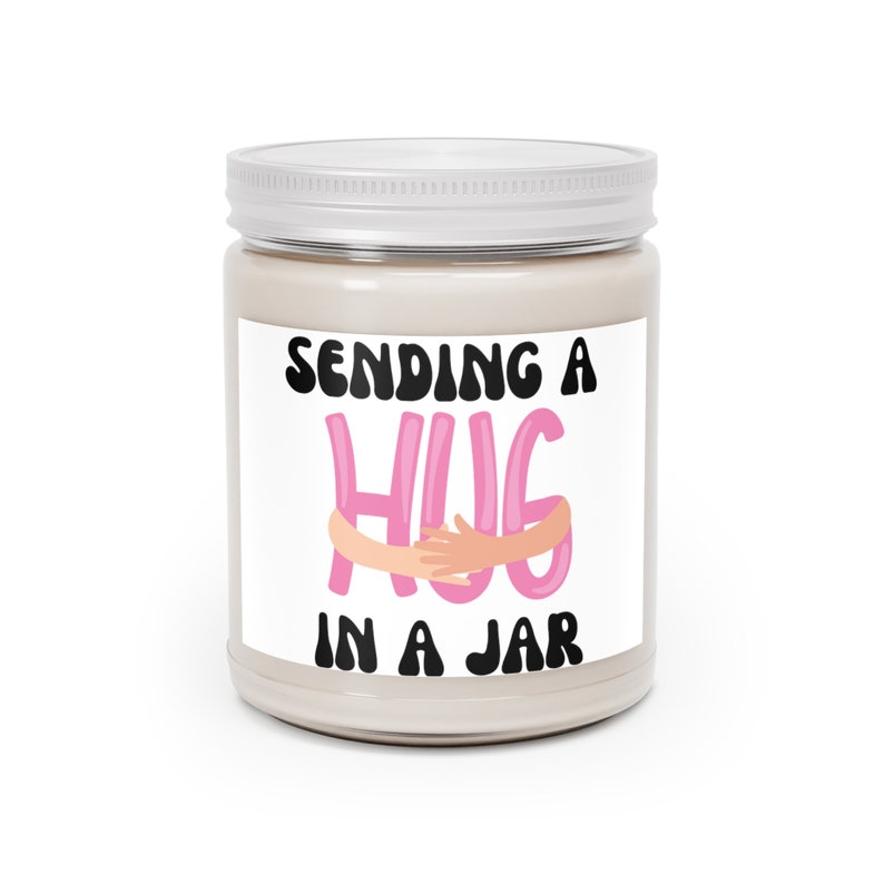 Hug in a Jar Soy Scented Candle 9oz Just Because I Miss You Hugs ...