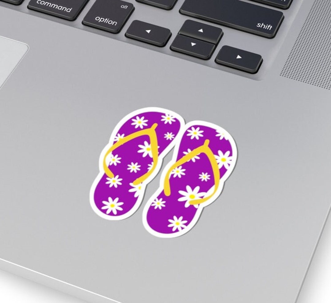 Flip Flop Sticker for Laptop Gift Scrapbooking Sticker for Tablet Phone ...