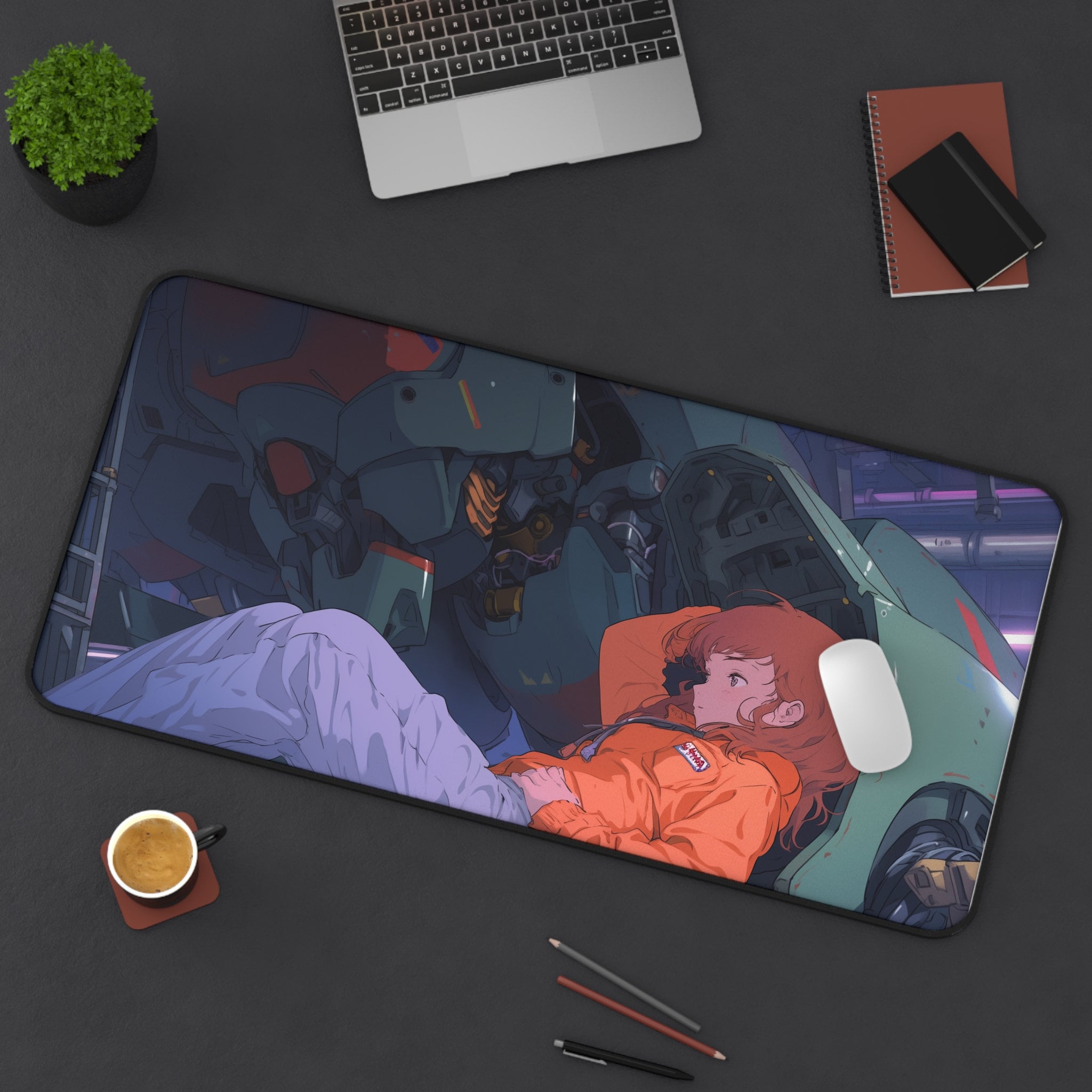 Anime Girl Mech Rest Desk Mat - Etsy