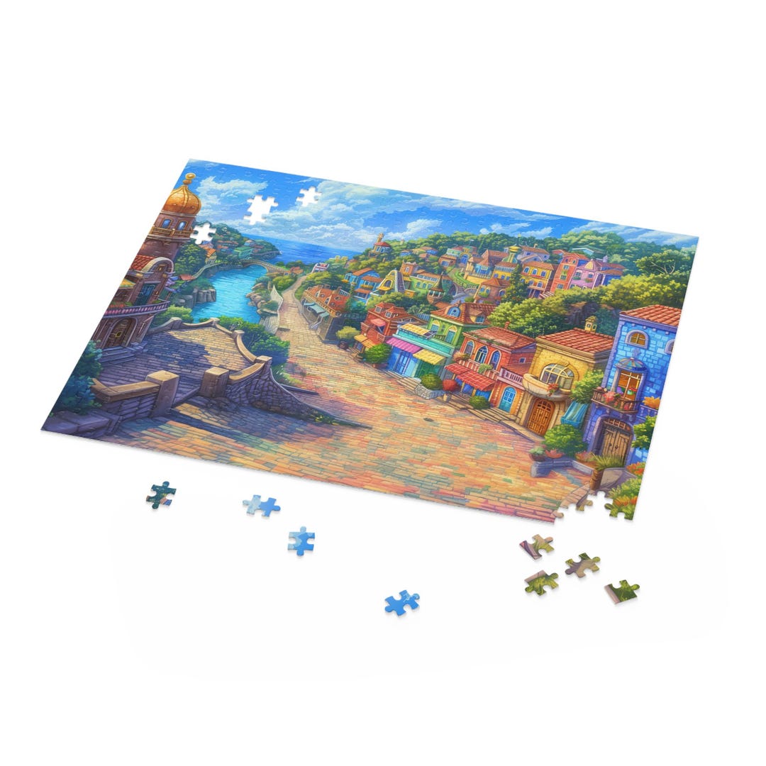 ACOTAR Rainbow District Puzzle - Etsy