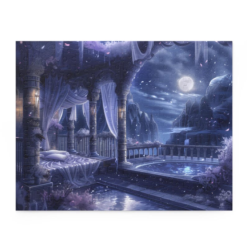 ACOTAR Moonstone Palace Puzzle - Etsy