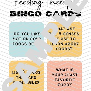 Fun With Food Bingo: Making Mealtime Fun Game for Picky Eaters (digital ...