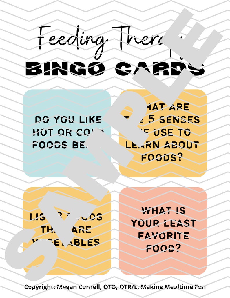 Fun With Food Bingo: Making Mealtime Fun Game for Picky Eaters (digital ...