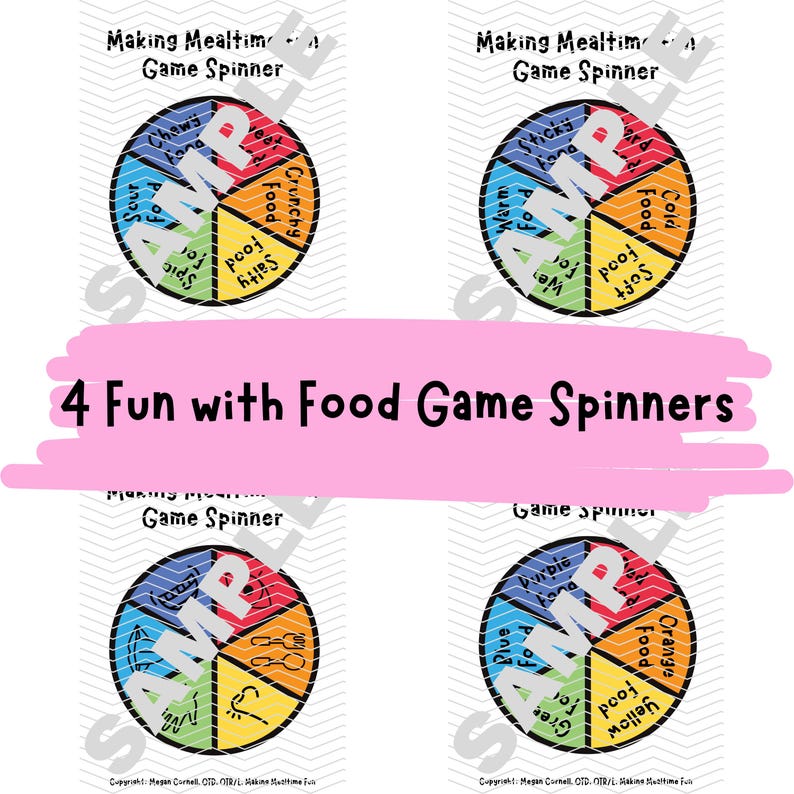 Fun With Food Games Bundle: Fun Feeding Therapy Activities for Picky ...