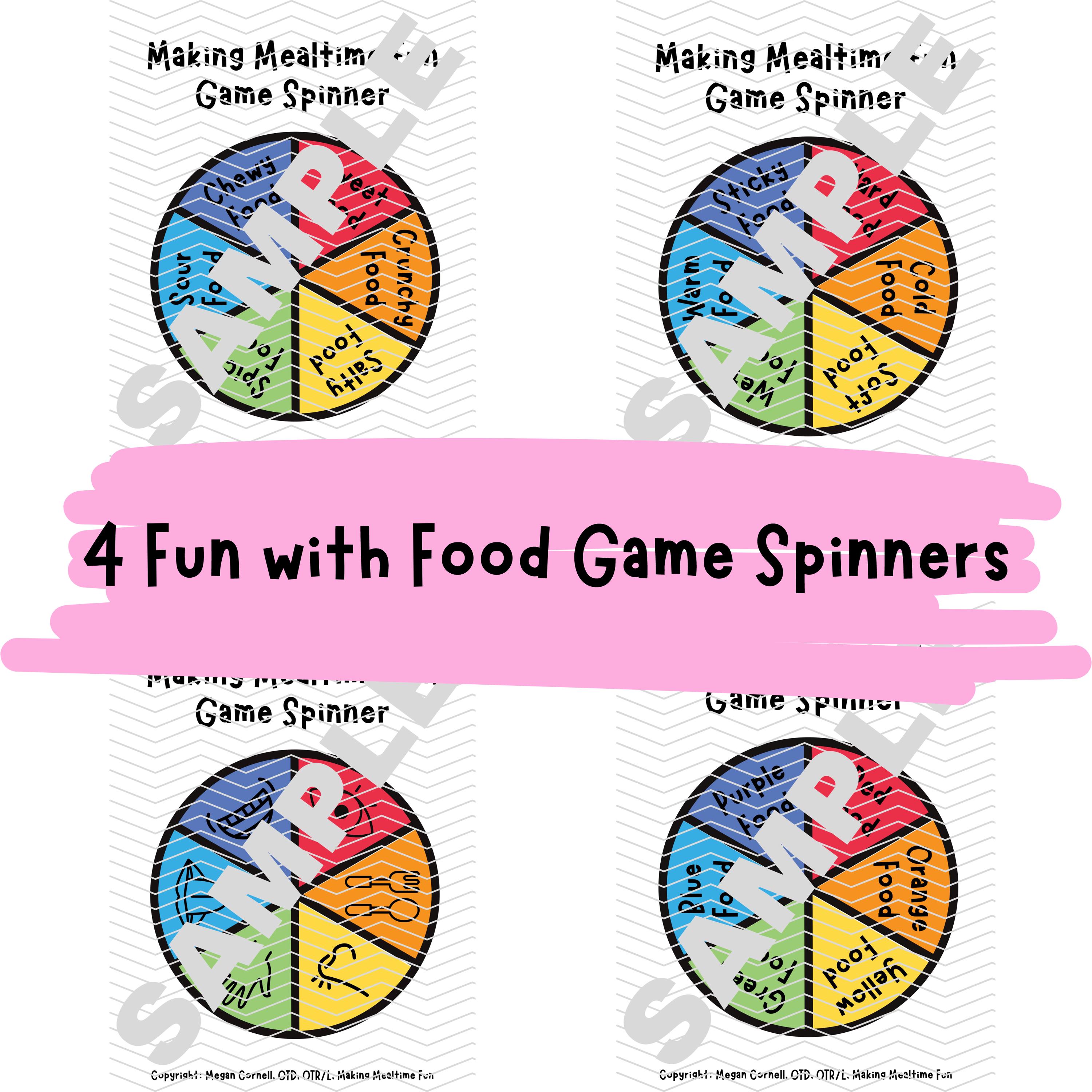 Fun With Food Games Bundle - Making Mealtime Fun for Kids - Games for ...