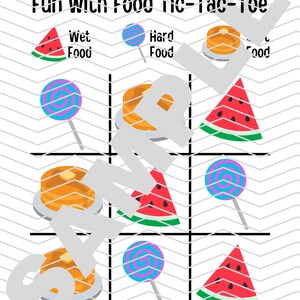 Fun With Food Tic-tac-toe Game: Making Mealtime Fun for Picky Eaters ...