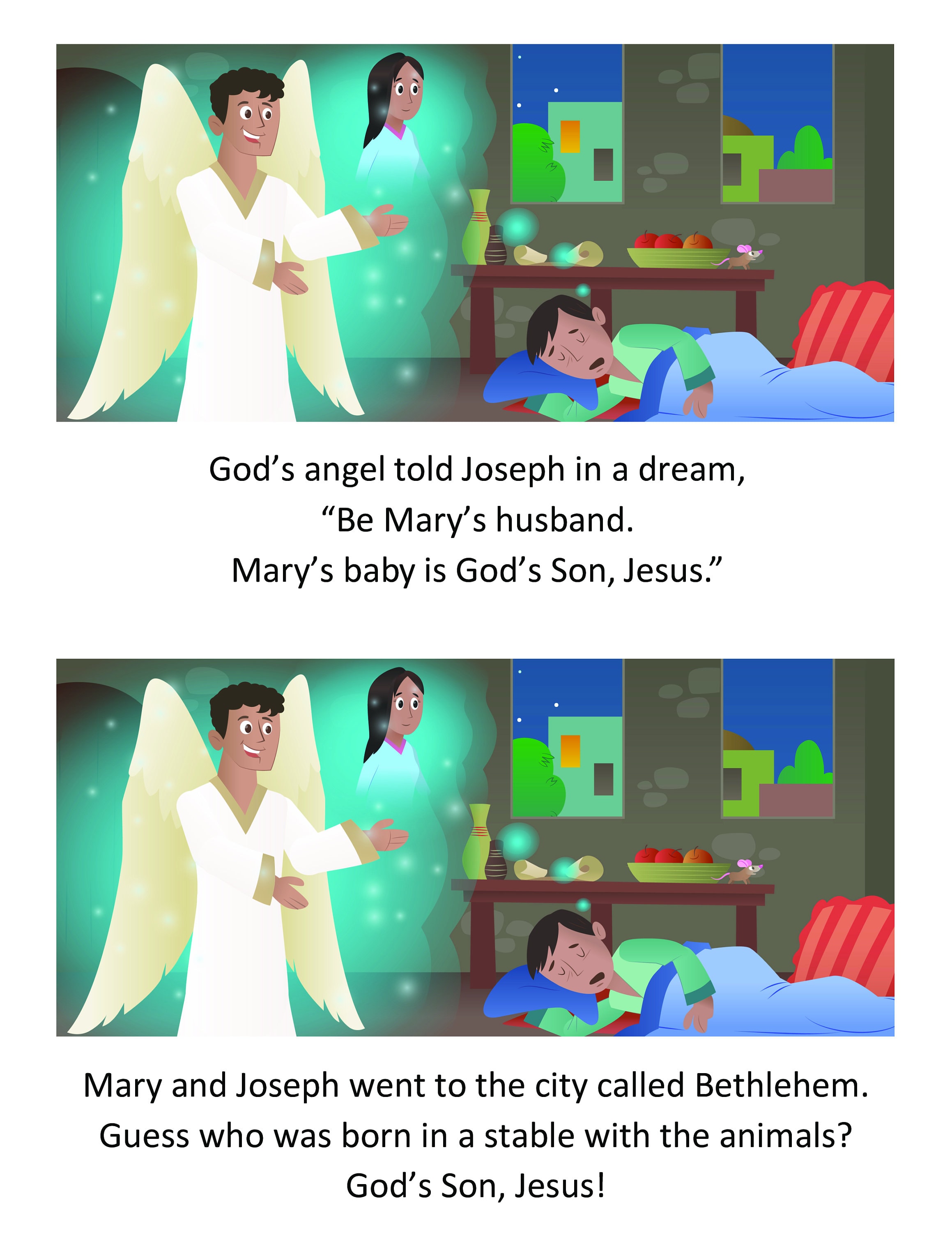 10 Bible Stories Snack Mats, Printable Placemats for Picky Eaters ...