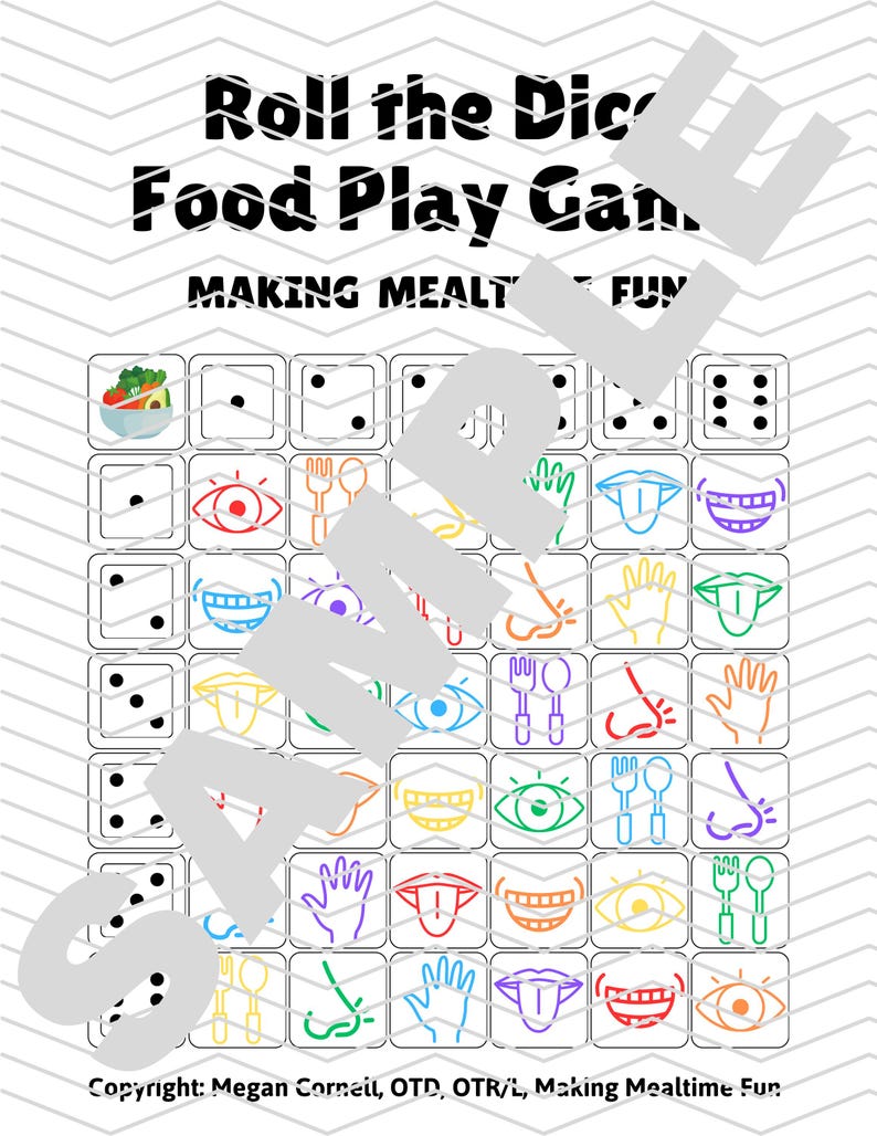 Roll the Dice Food Play Games - Making Mealtime Fun for Picky Eaters ...