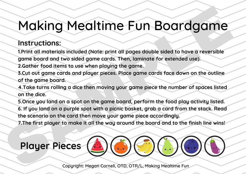 Food Play Boardgames: Making Mealtime Fun Game for Picky Eaters ...
