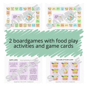 Fun With Food Games Bundle: Fun Feeding Therapy Activities for Picky ...