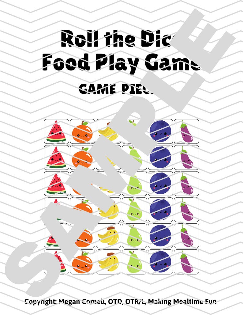 Roll the Dice Food Play Games - Making Mealtime Fun for Picky Eaters ...