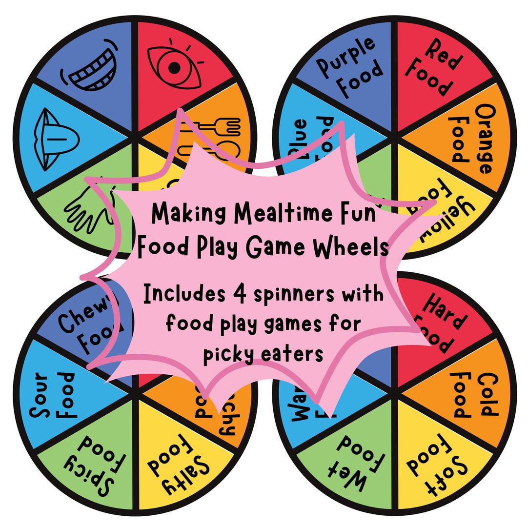 Fun With Food Game Wheels - Making Mealtime Fun for Picky Eaters ...