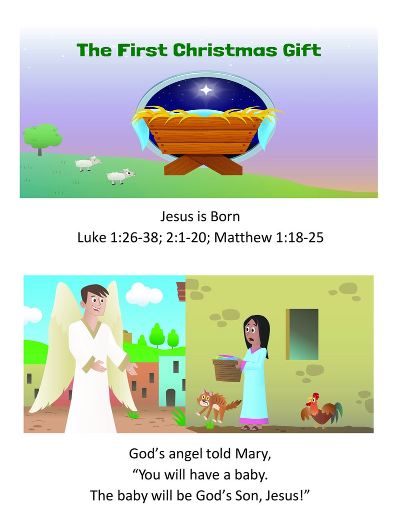 10 Bible Stories Snack Mats, Printable Placemats for Picky Eaters ...