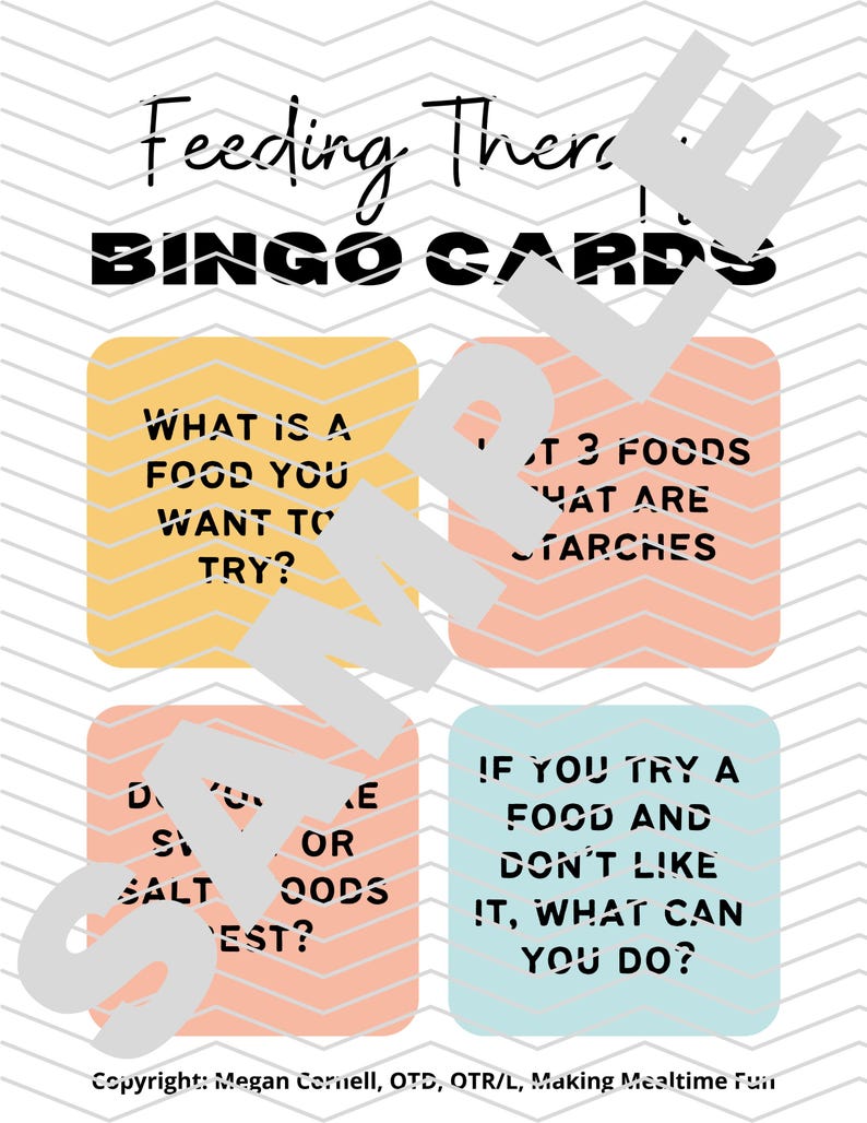 Fun With Food Bingo: Making Mealtime Fun Game for Picky Eaters (digital ...
