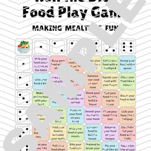 Roll the Dice Food Play Games - Making Mealtime Fun for Picky Eaters ...