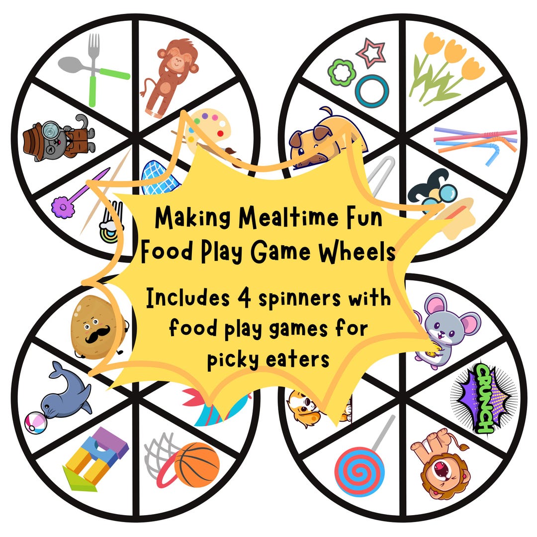 Play With Food Game Wheels - Making Mealtime Fun for Picky Eaters ...