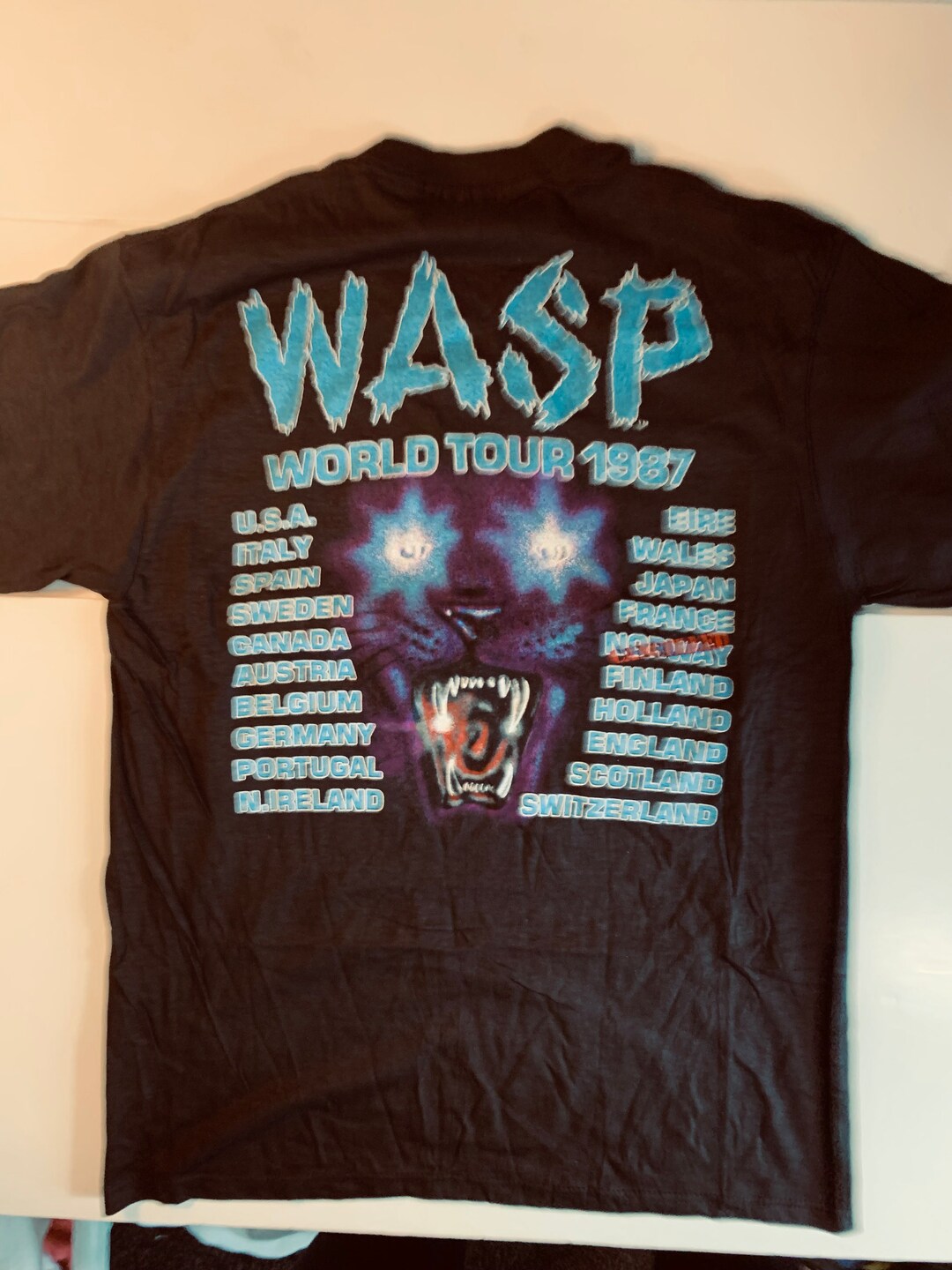 Vintage WASP 1987 Electric Circus Tour T Shirt - Etsy