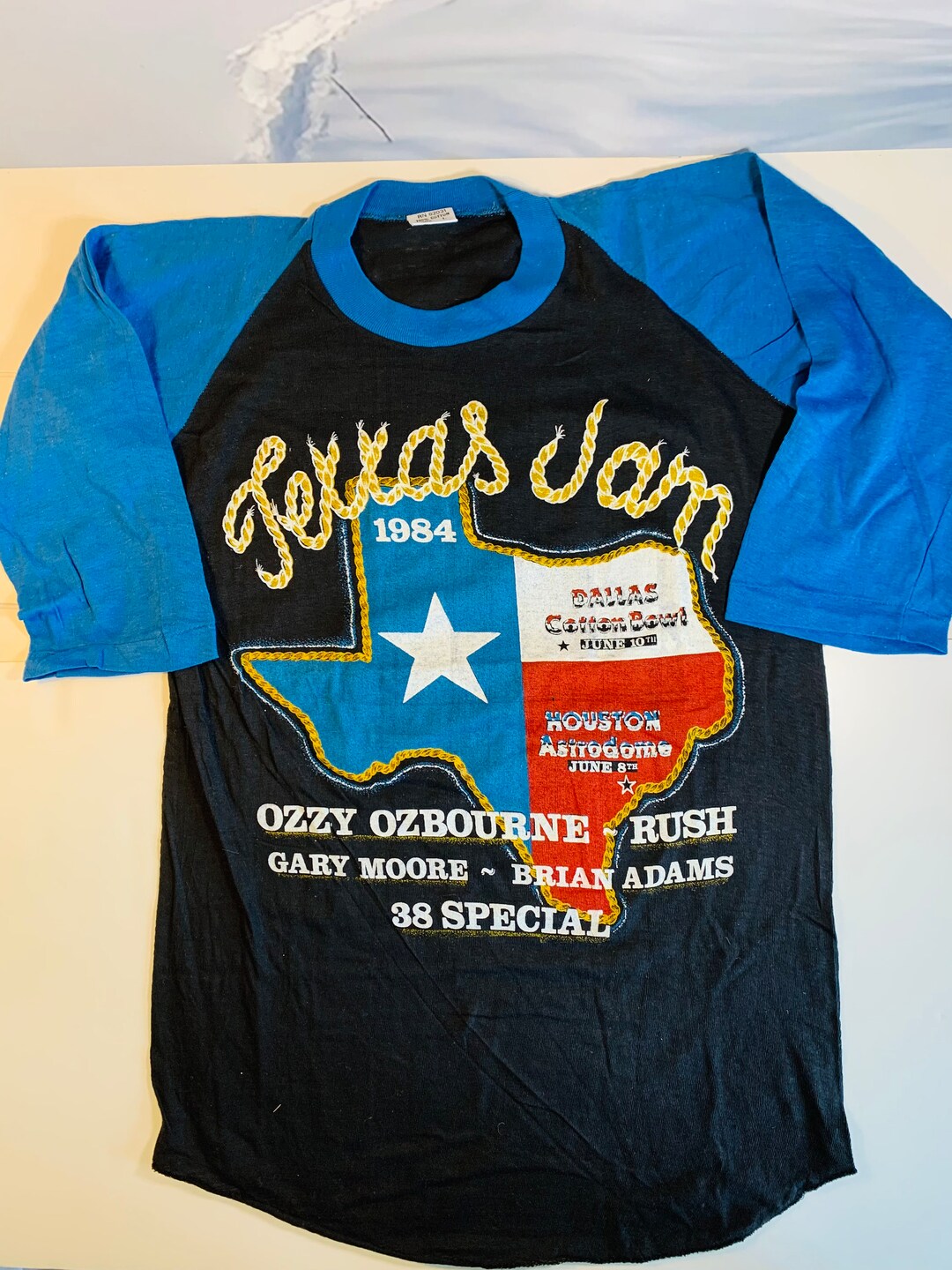 Vintage Rush / Ozzy Ozbourne Texas Jam T Shirt - Etsy