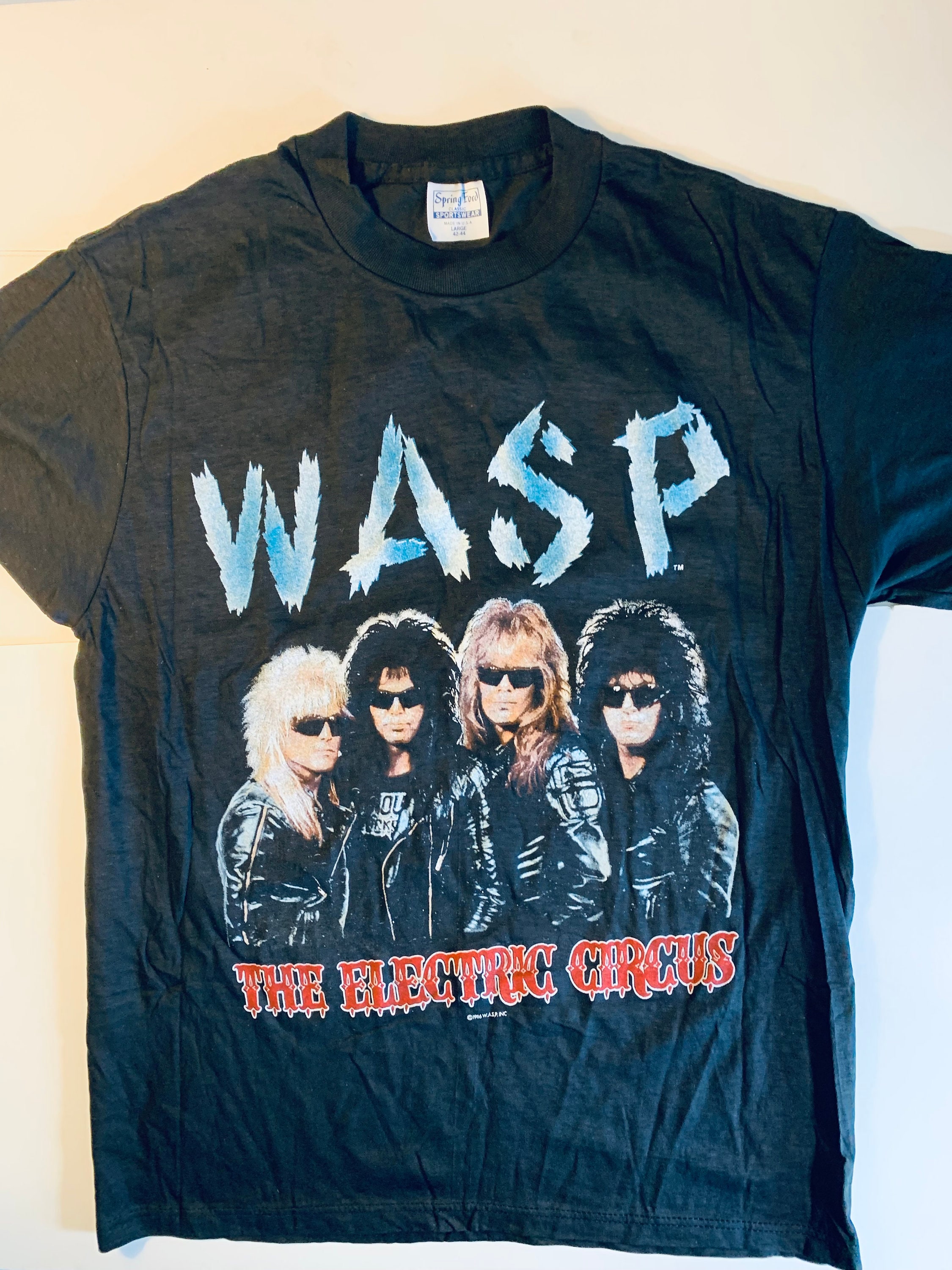 Vintage WASP 1987 Electric Circus Tour T Shirt - Etsy