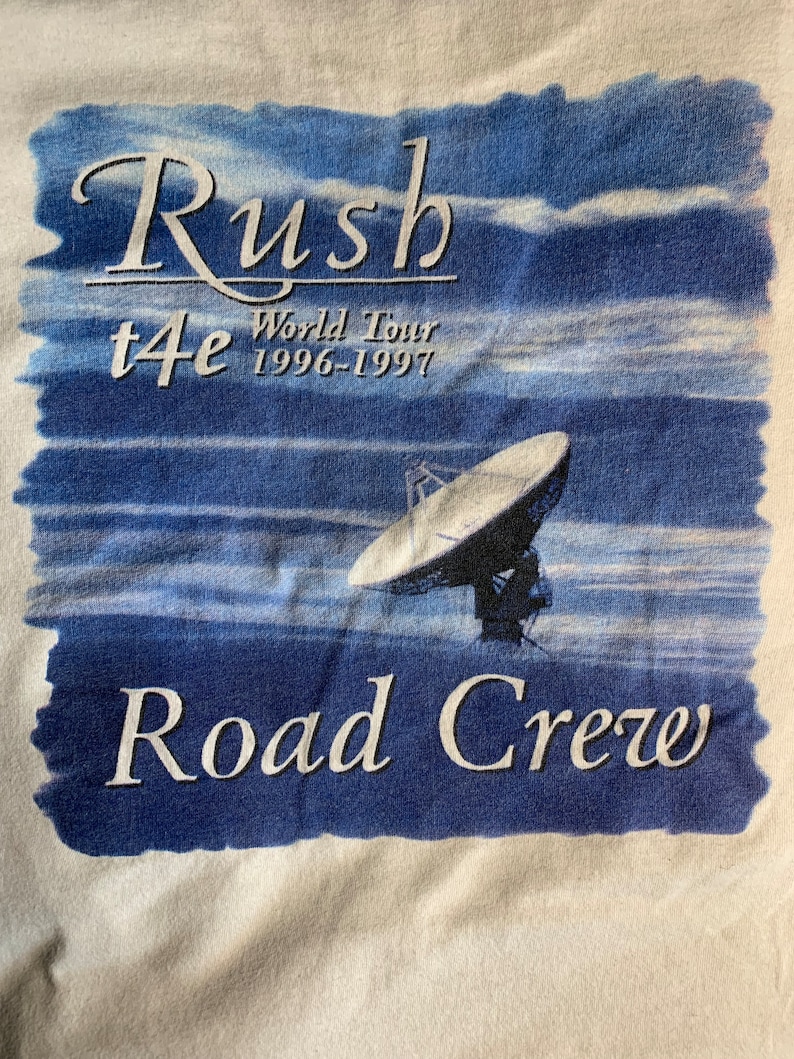 Vintage RUSH Crew T Shirt - Etsy