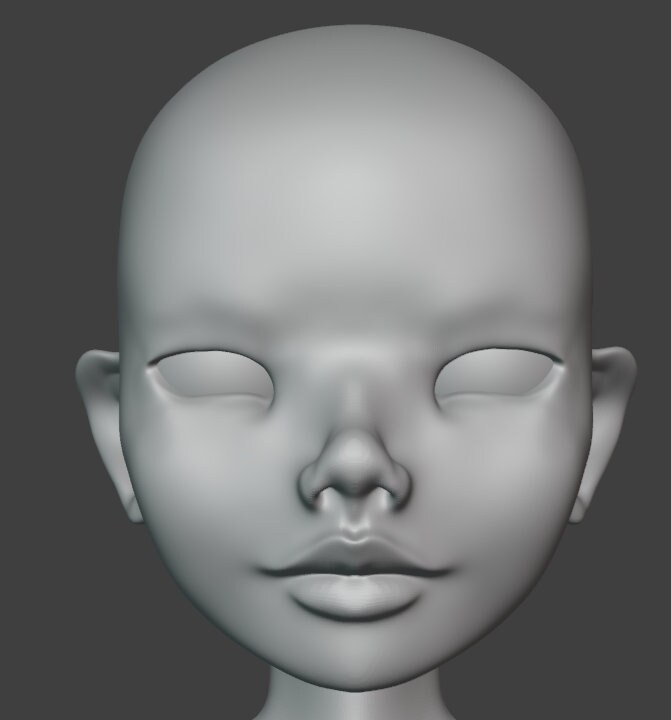 Custom Doll STL File - Etsy