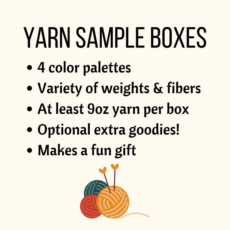 Yarn Sampler, Yarn Scraps, Mystery Yarn Box, Colorful Yarn Samples ...