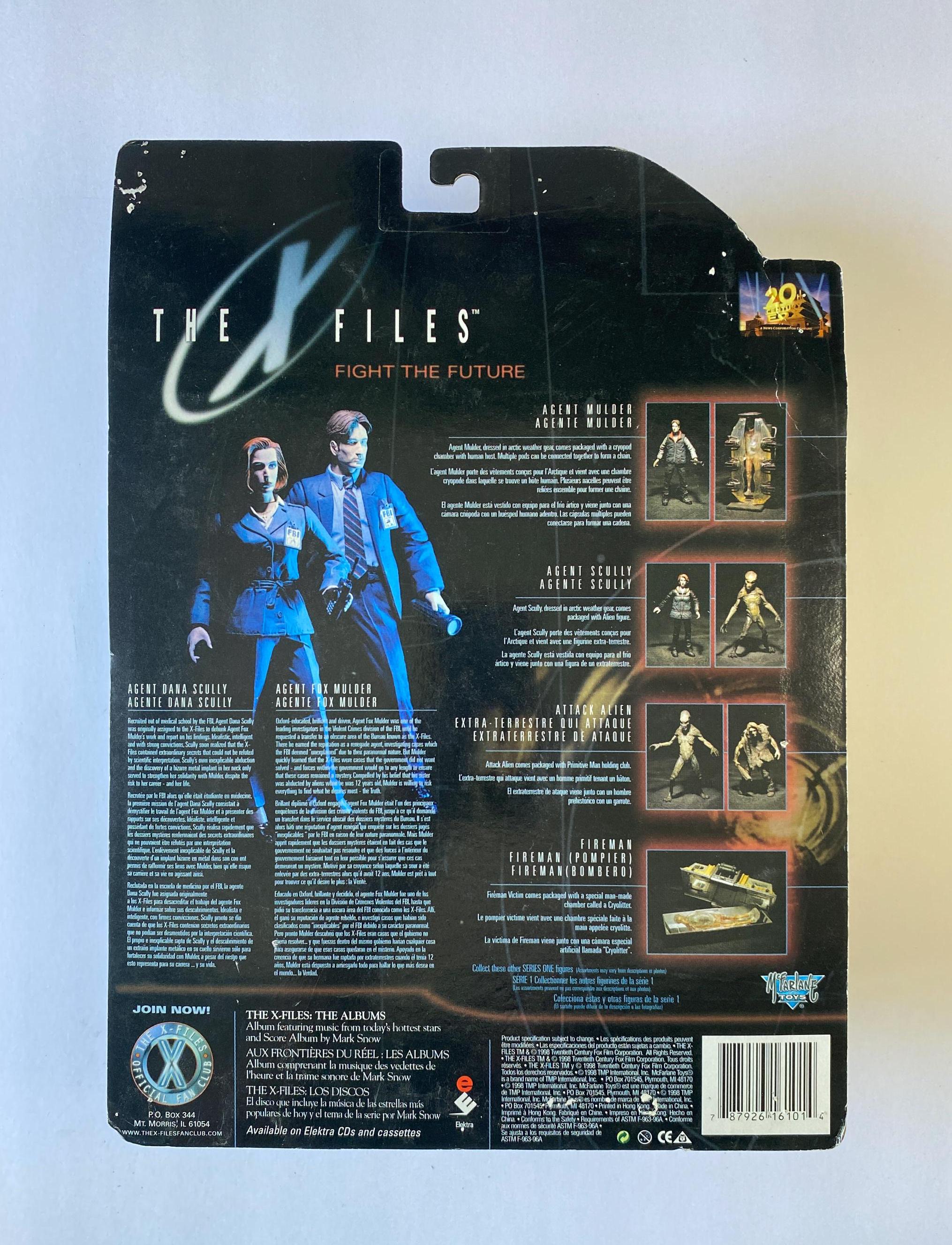 1998 20th Century Fox X-files Scully & Mulder Figures - Etsy