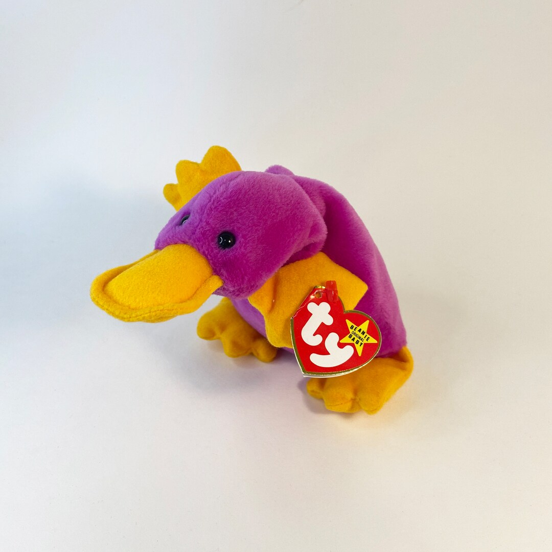1993 Original 9 Patti Beanie Baby Platypus W/pvc - Etsy