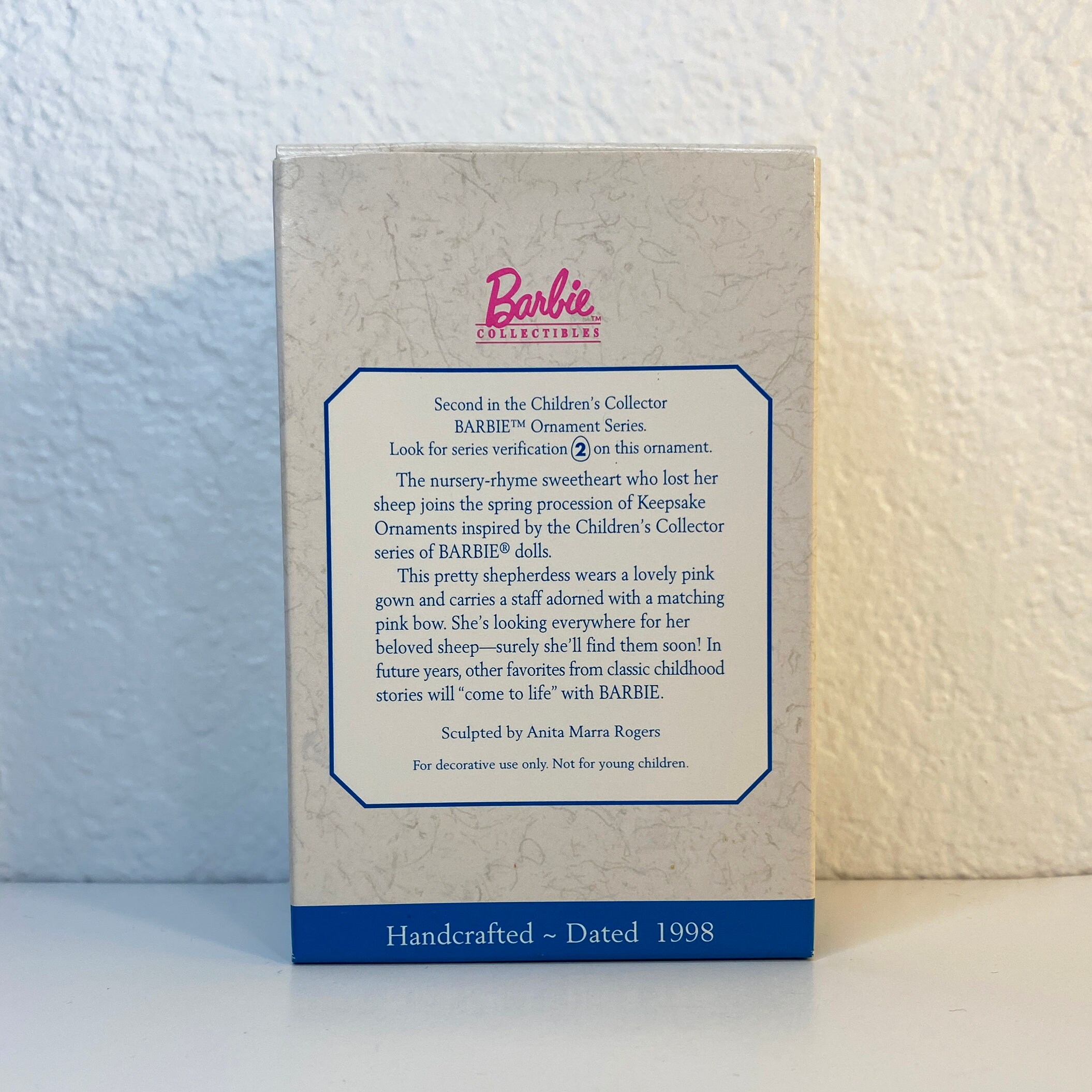 1998 Hallmark Little Bo Peep Barbie Keepsake Ornament - Etsy