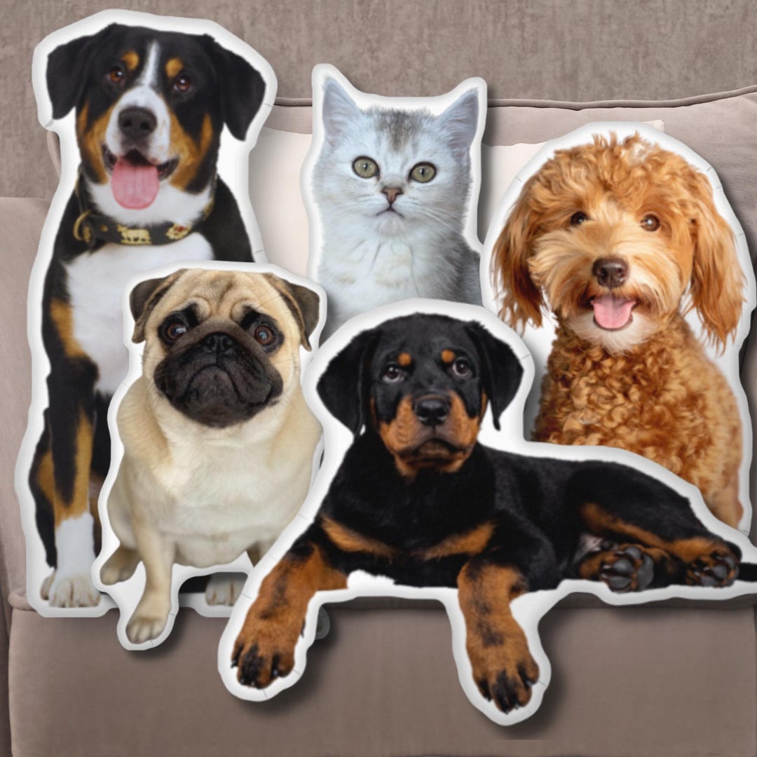 Custom Pet Pillow From Photo, Personalized Dog Pillow, Custom Pillow ...