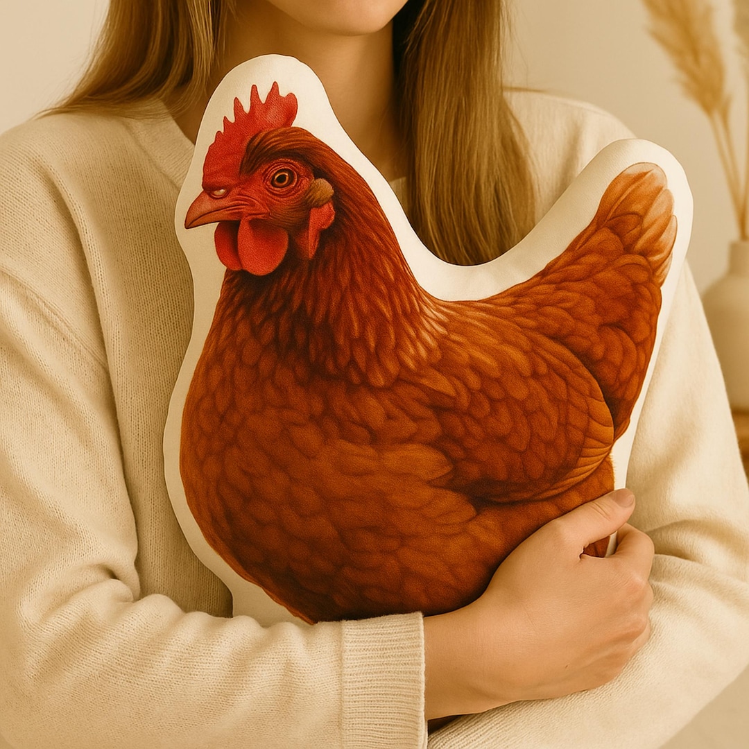 Custom Pillow From Photo, Custom Chicken Gifts, Personalized Chicken ...