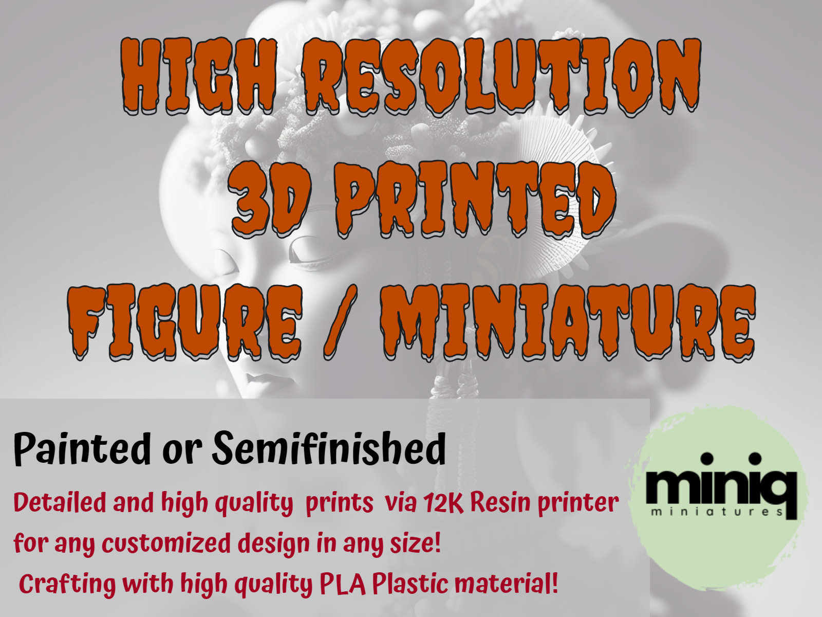 Resin 3D Printing Service - High Quality 3D Prints 12K - Specialized ...