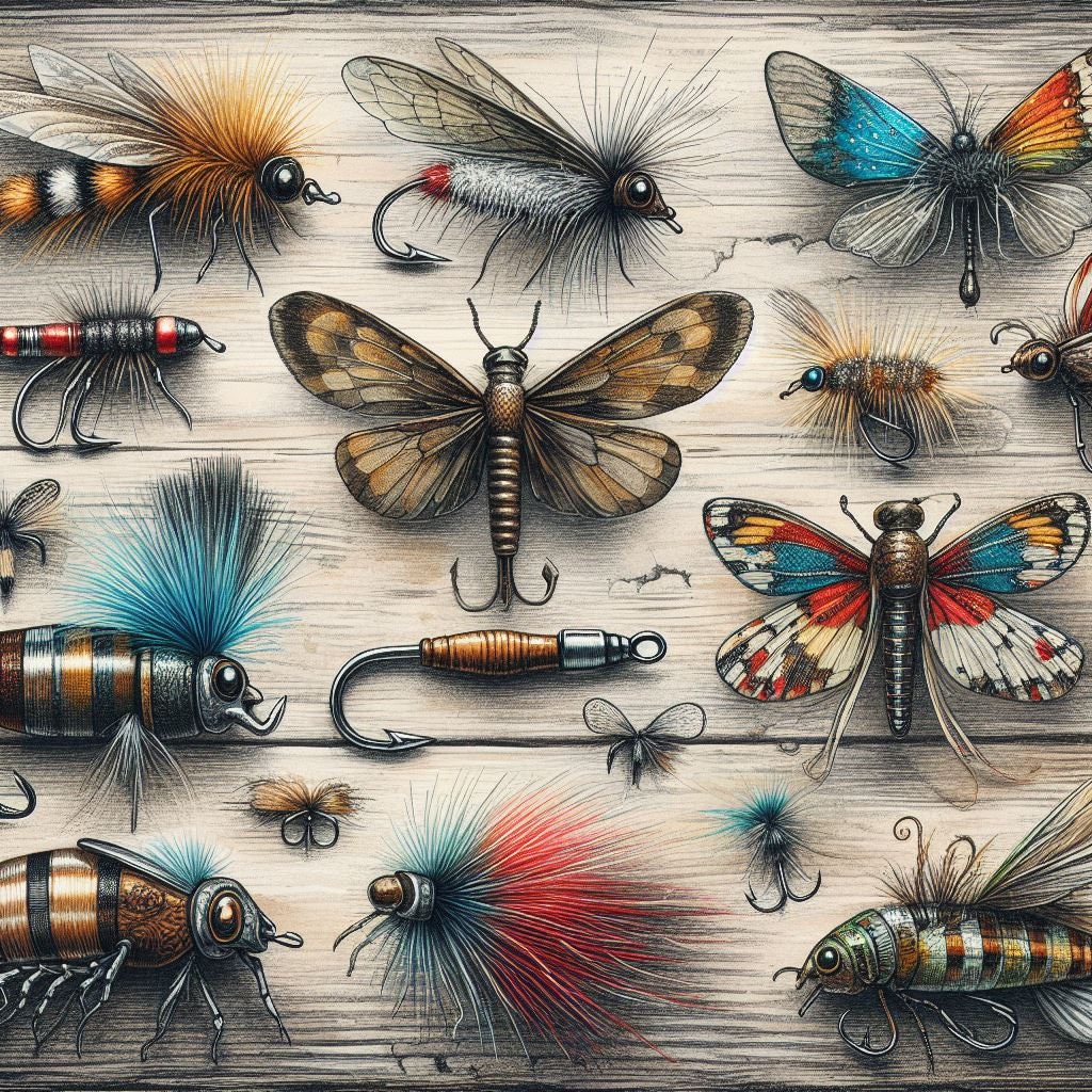 Vintage Fishing Fly - Etsy