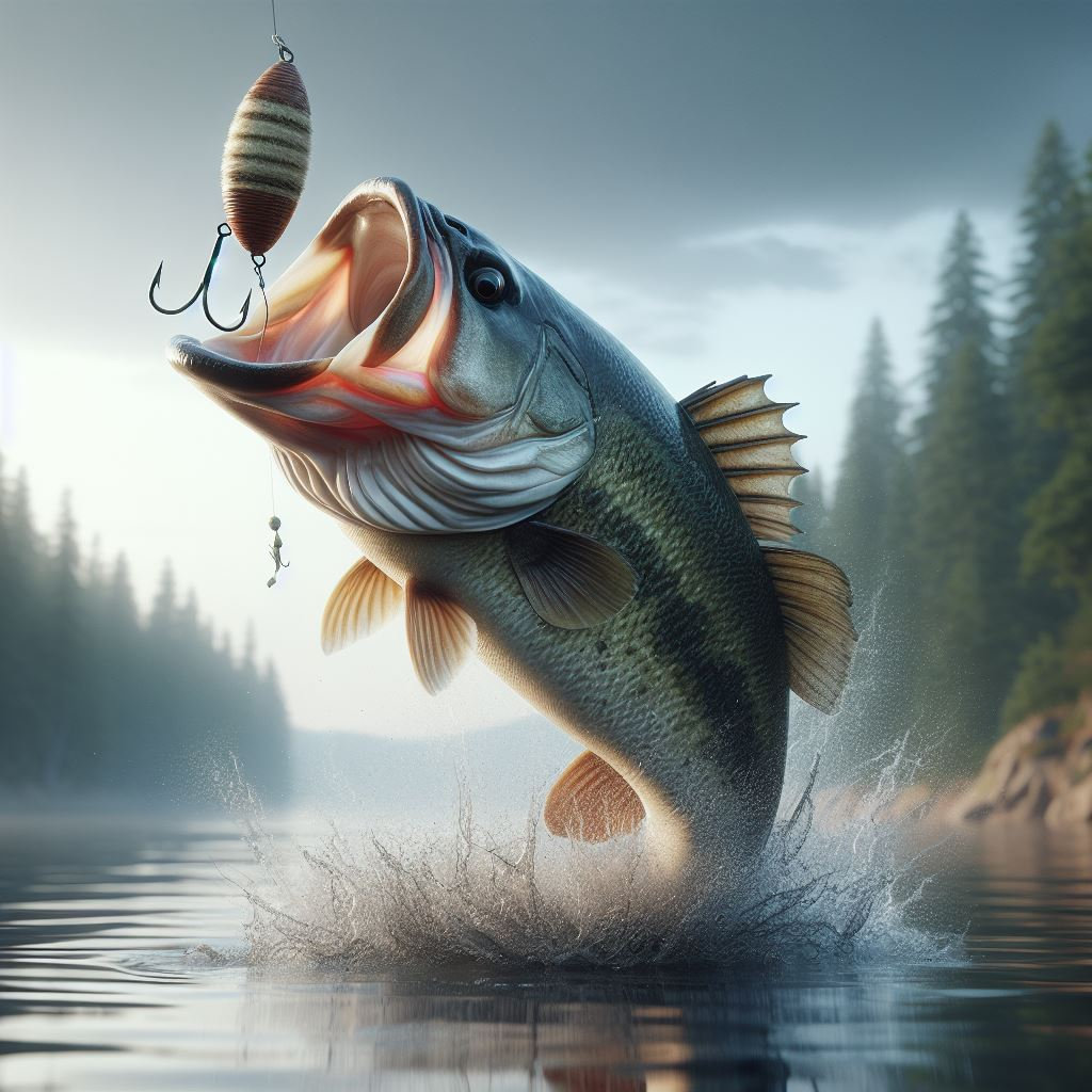 Large Mouth Bass Fishing - Etsy