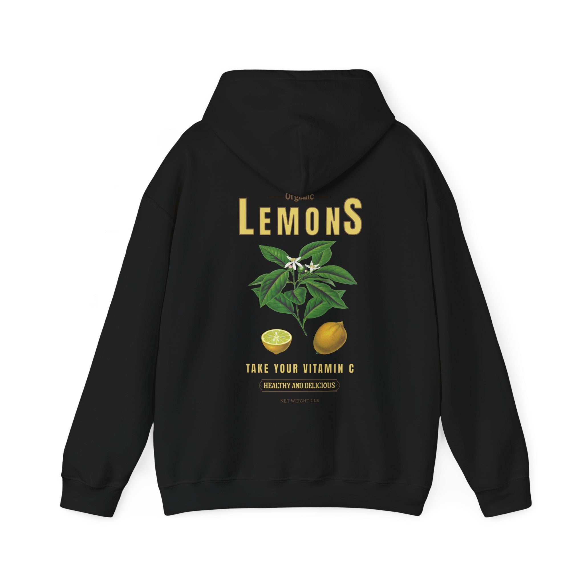 Cute Lemon Hoodie 90's Retro Style Vintage Graphic Hoodie Fruit Sweatshirt Y2k Clothing Unisex ...