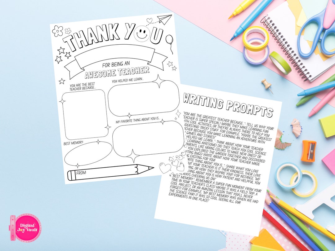 Teacher Appreciation Printable, Teacher Appreciation Gift, All About ...