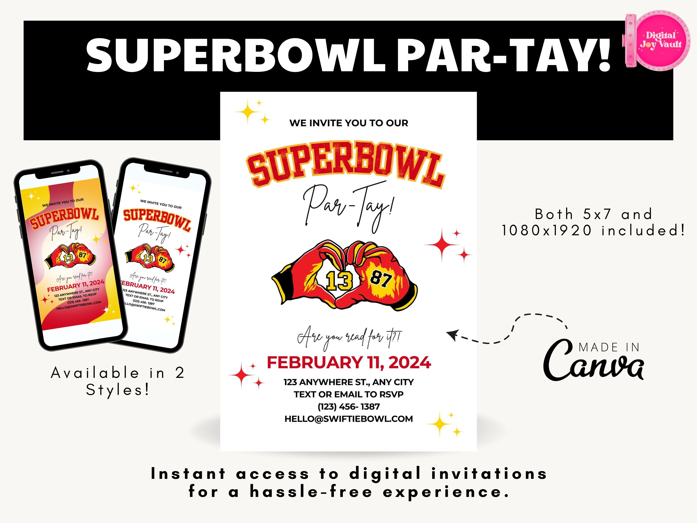 Taylor Swift Super Bowl Party Invitation , Taylor Swift Superbowl ...