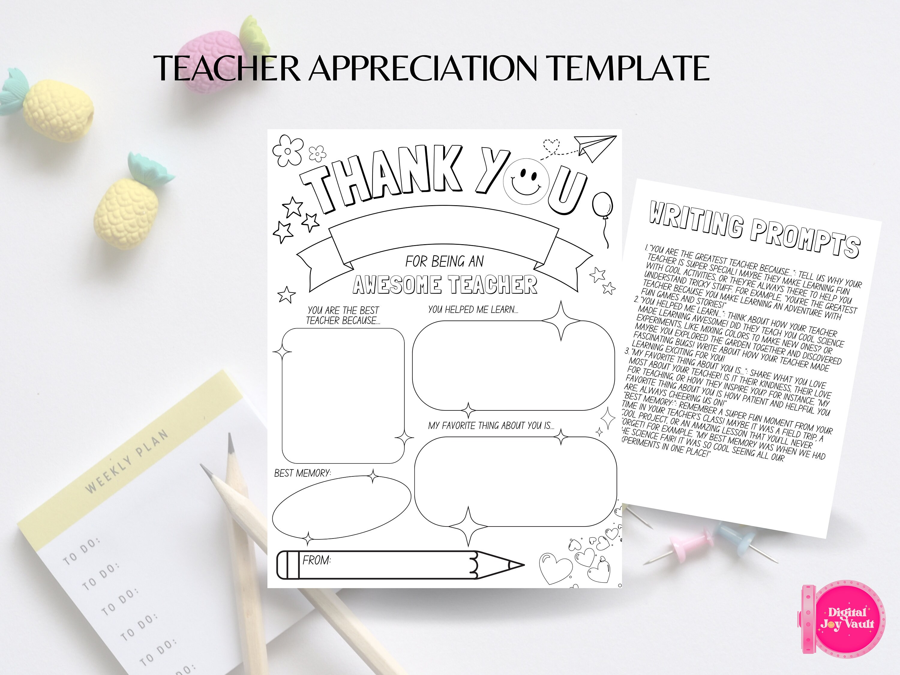Teacher Appreciation Printable, Teacher Appreciation Gift, All About ...