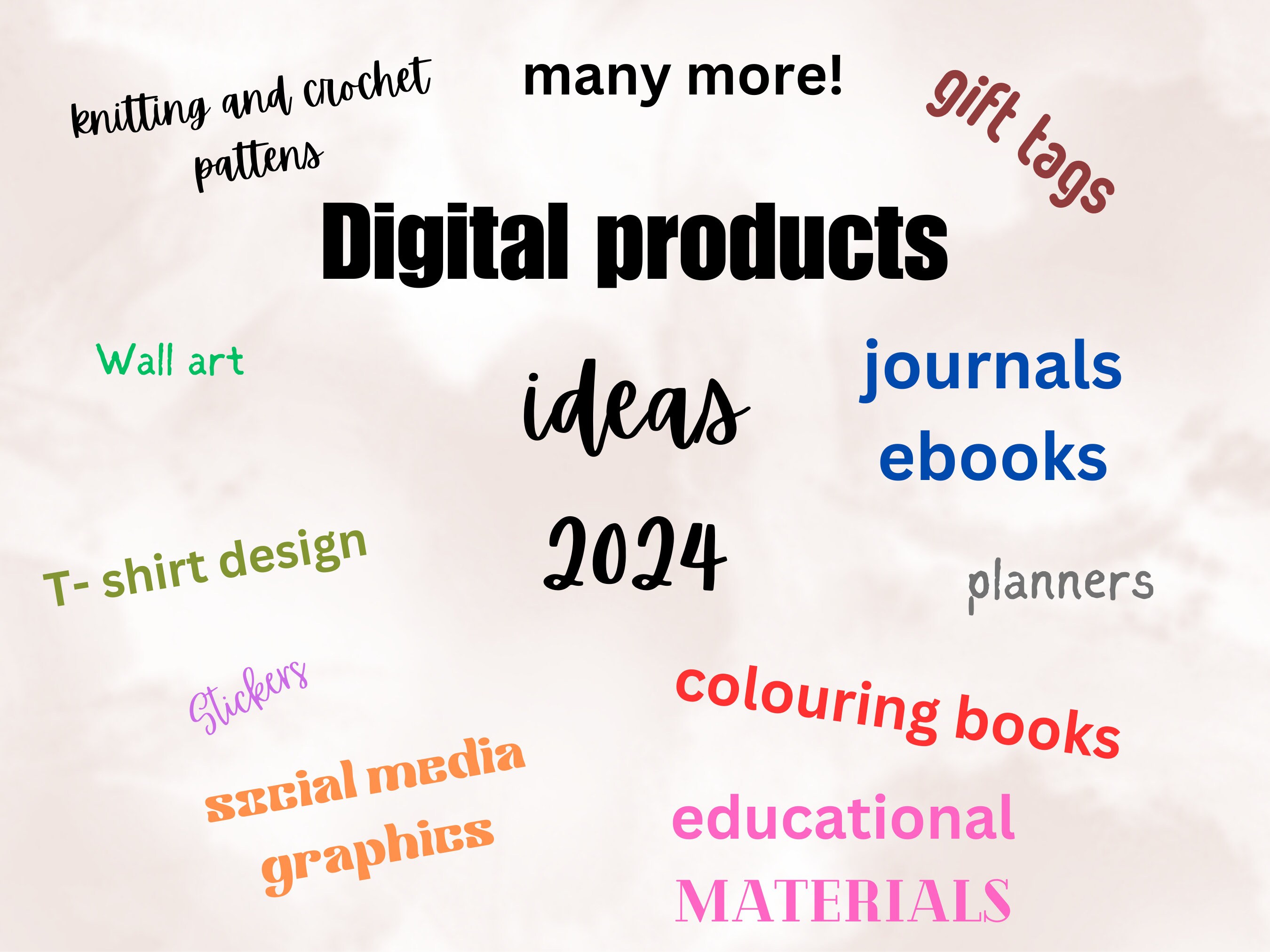 Digital Product Ideas to Create and Sell, Product Ideas for Digital ...